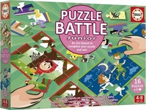 EDUCA Puzzle bitva Pohádky / 16x9 dílků / od 4 let