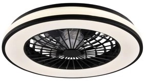 LED Stmívatelné stropní svítidlo s ventilátorem LED/48W/230V 3000-6500K + DO