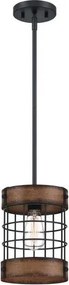 Westinghouse 61179 - Lustr na lanku LANGSTON 1xE27/60W/230V pr. 19 cm barnwood