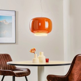 Foscarini Chouchin 1 LED závěsné světlo, oranžová