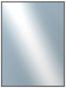 DANTIK - Zarámované zrcadlo - rozměr s rámem cca 60x80 cm z lišty Hliník grafit drás | P269-224 (7269224)