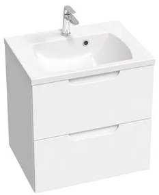 Ravak Classic II koupelnová skříňka pod umyvadlo 70x58,5x45 cm bílá lesk X000001478