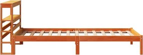 Rám postele s čelem voskově hnědý 75 x 190 cm masivní borovice 3305732