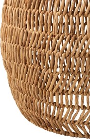 Set odkládací stolek a 2stoličky s výpletem z vodního hyacintu Maurice - Ø76*63cm