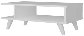 Designový konferenční stolek Farica 80 cm bílý