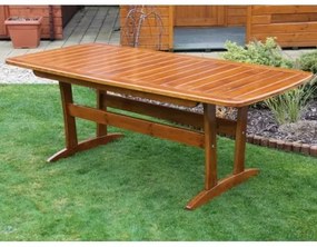 Dřevěný zahradní stůl RALEN velký - 190 cm - 3D5564