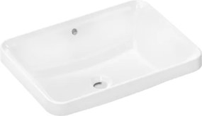 Hansgrohe Xuniva Q zápustné umyvadlo 55x40 cm bez otvoru pro baterii, s přepadem 61066450