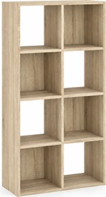 Regál Sinde 2x4, dub sonoma