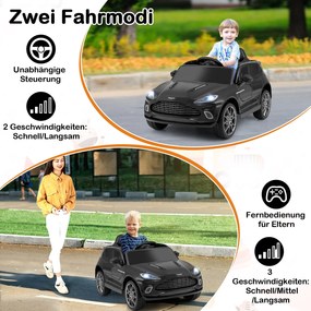 Costway Elektrické dětské auto Licencované elektrické vozidlo Aston Martin