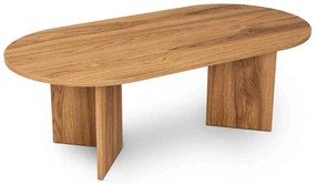 Designový konferenční stolek Quinlan 120 cm hnědý