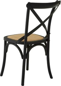 Černá jídelní židle z dubového dřeva Lyon – Premier Housewares