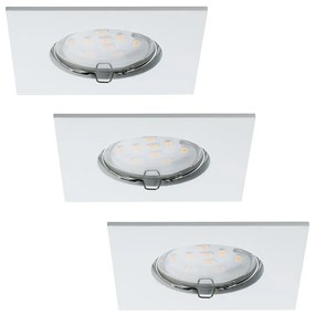 Paulmann | Paulmann 92760 - SADA 3x LED Koupelnové podhledové svítidlo COIN LED/6,8W IP44 | W0564