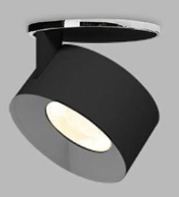 Podhledové svítidlo KLIP chrom/černá - 21507353 - LED2