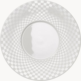 Sada talířů z kostního porcelánu Cross White, 6 dílů