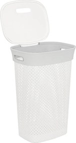 Koš na prádlo HAMPER, 60 l, bílý