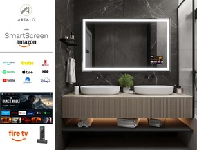 Zrcadlo do koupelny s LED osvětlením M7 premium