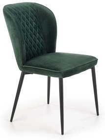 Jídelní židle Fina (tmavě zelená). 1008200
