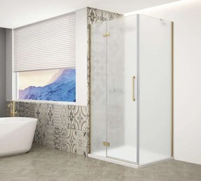 Gelco Trinity - Sprchový kout 100x120 cm, levé, matné sklo/zlatá GT5612-10ML-G