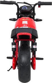 Elektrická motorka SUPERMOTO červená