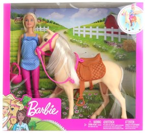 Barbie Panenka s koněm FXH13
