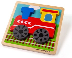 Bigjigs Toys Vkládací puzzle Vláček