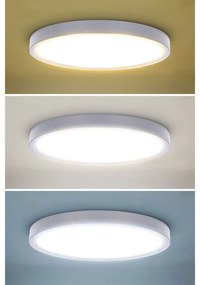 Solight LED osvětlení s dálkovým ovladačem Estela White, 60W, 4500lm, 50cm, změna chromatičnosti, stmívatelné