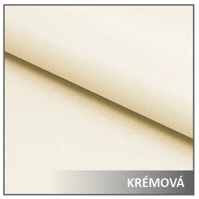 Dekodum Klasická mini roleta v bílé kazetě, barva látky Krémová Šířka (cm): 55, Výška (cm): Standardní (do 150 cm), Strana mechanismu: Práva