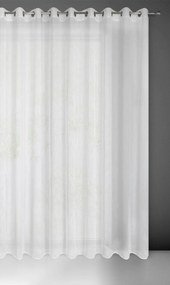 ZÁCLONA NA KROUŽCÍCH CARLA 300 CM X 250 CM CM BÍLÁ