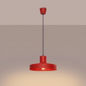 Sollux Lighting Závěsné svítidlo BILO červené