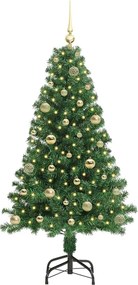 Umělý vánoční stromeček Zelená 150 cm PVC, ocel a plast 3396904