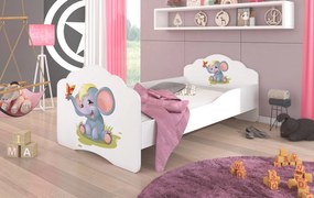 ADRK Furniture Postel s matrací CASIMO ELEPHANT 140x70 CH-Cas- Elep- 140-E023