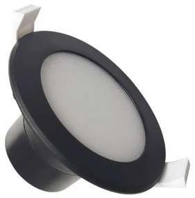 NEDES | LED Koupelnové podhledové svítidlo LED/7W/230V 4000K černá IP44 | ND3617