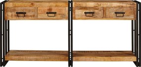 Konzolové stolky 2 ks Hnědá 161 x 33 x 75 cm 3324223