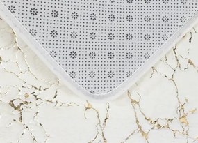Koberce Breno Koupelnová předložka RABBIT SHINE Ivory, Béžová, 60 x 100 cm