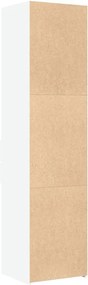 Skříň highboard bílá 45 x 42,5 x 185 cm kompozitní dřevo 3281448