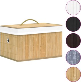 Bambusové úložné boxy 4 ks 320765