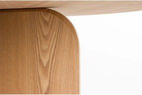Kulatý jídelní stůl v dekoru dubu ø 120 cm Laurent – White Label