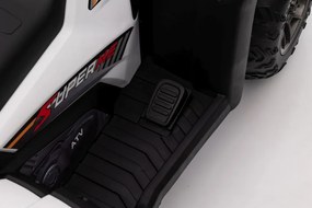 LEAN CARS Čtyřkolka na akumulátor JC915, bílá