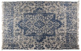 Bavlněný koberec s orientálním motivem a třásněmi – 140x200 cm