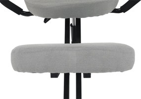 Ergonomická kľakačka, šedohnědá taupe / černá, RUFUS
