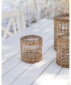 Lucerna Grusvik Glass Rattan 14 cm Storefactory Scandinavia