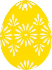 Bellatex Dekorace vajíčko žlutá 35x25 mm žlutá