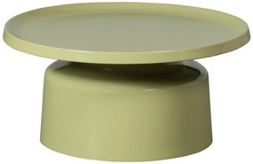 OnaDnes -20% Hoorns Zelený kovový konferenční stolek Dakin 74 cm