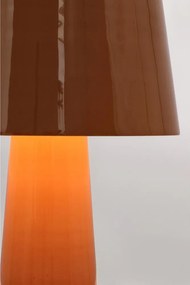 Oranžová kovová LED stolní lampa s kovovým stínidlem (výška 51 cm) Turner – Bizzotto