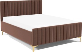 Eka Čalouněná postel SUTRA+ 120x200 cm Barva látky Trinity: Černá (Trinity 2316), Úložný prostor: S kovovým rámem úložného prostoru