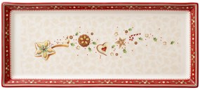 Villeroy & Boch Winter Bakery Delight hranatý koláčový podnos, 39 x 17 cm 14-8612-2797