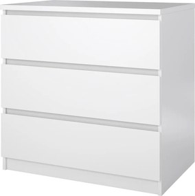 Bílá komoda 77x76x50 cm Naia – Tvilum