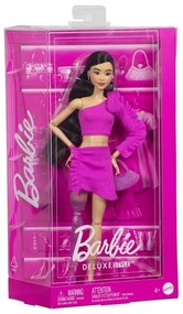 Barbie deluxe modelka - šaty s růží HYV26 TV
