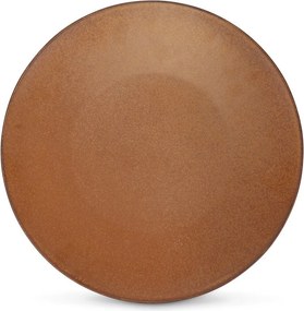 Hnědý porcelánový talíř ø 27 cm Ovio – BonBistro