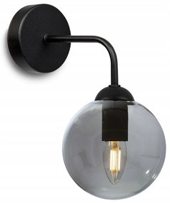 Nástěnné svítidlo Paris, 1x skleněné stínítko (výběr ze 3 barev)